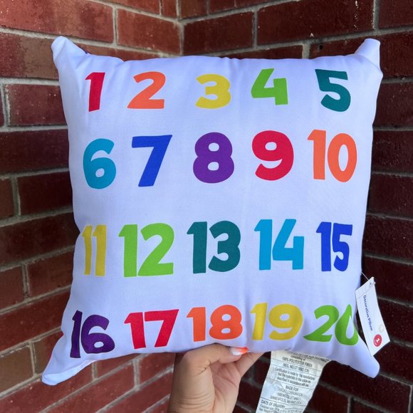 Target | Accents | Bullseye Playground Number Pillow | Poshmark